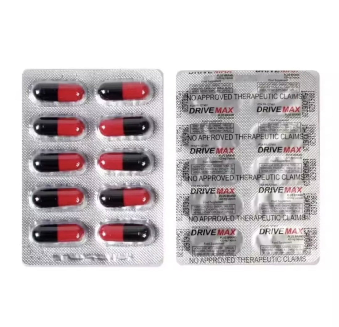 Drivemax Herbal Capsules (Pack of 10) - Enhance Libido & Sexual Perfor ...
